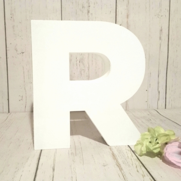unknown | Accents | Large Letter R Decor Letter Homeoffice Decor | Poshmark
